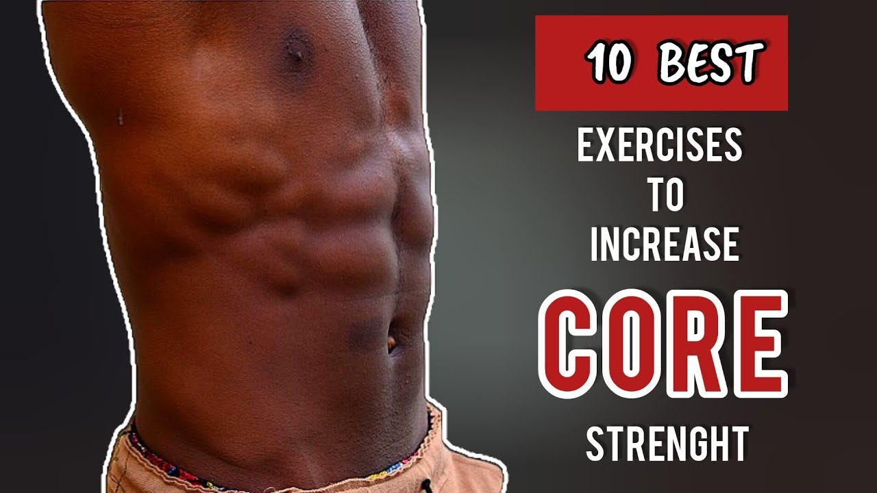10 Best CORE Exercises At Home 🔥 #gym - YouTube