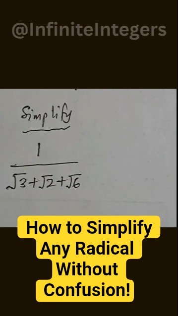 Simplifying Radical Expressions Made Easy | Step-by-Step Guide to ...