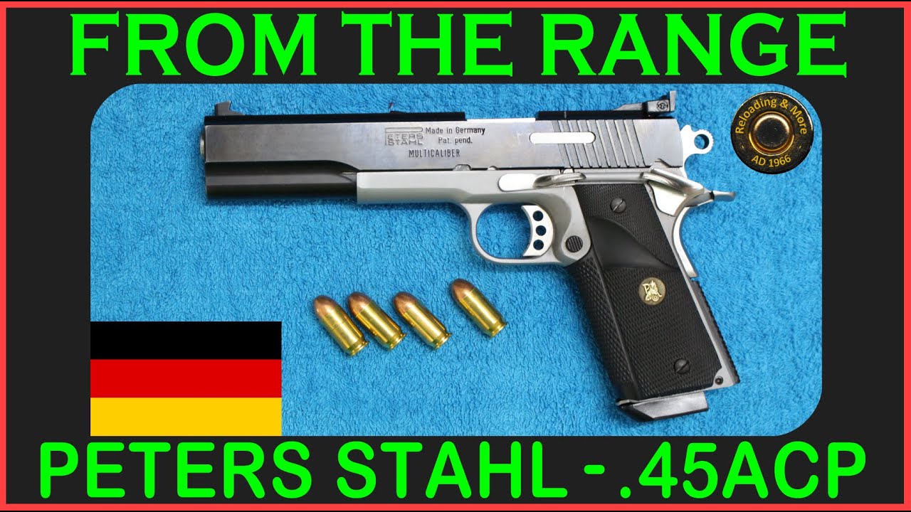 The Peters Stahl 1911 Multicaliber in .45 ACP - From the shooting range ...