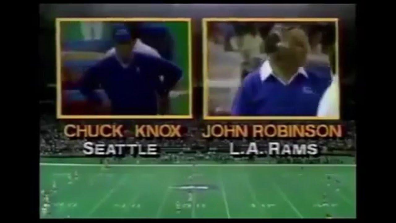 1985-09-23 Los Angeles Rams vs Seattle Seahawks - YouTube