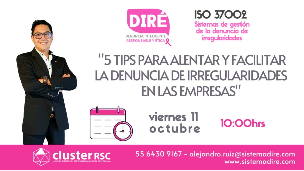 5 tips para alentar y facilitar la denuncia de irregularidades en las ...