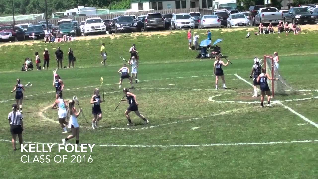 Kelly Foley Lacrosse Highlights - Academy of the Holy Cross - YouTube