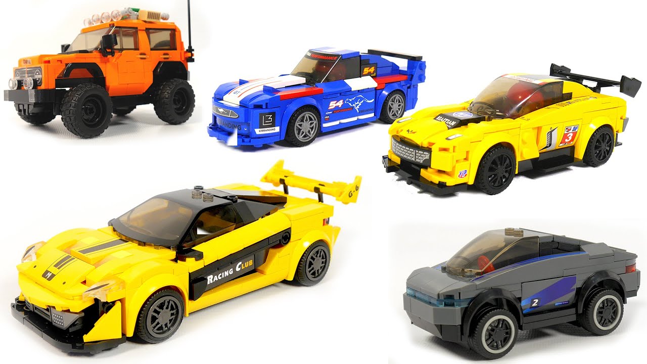 How to build amazing LEGO racing cars and jeeps - YouTube