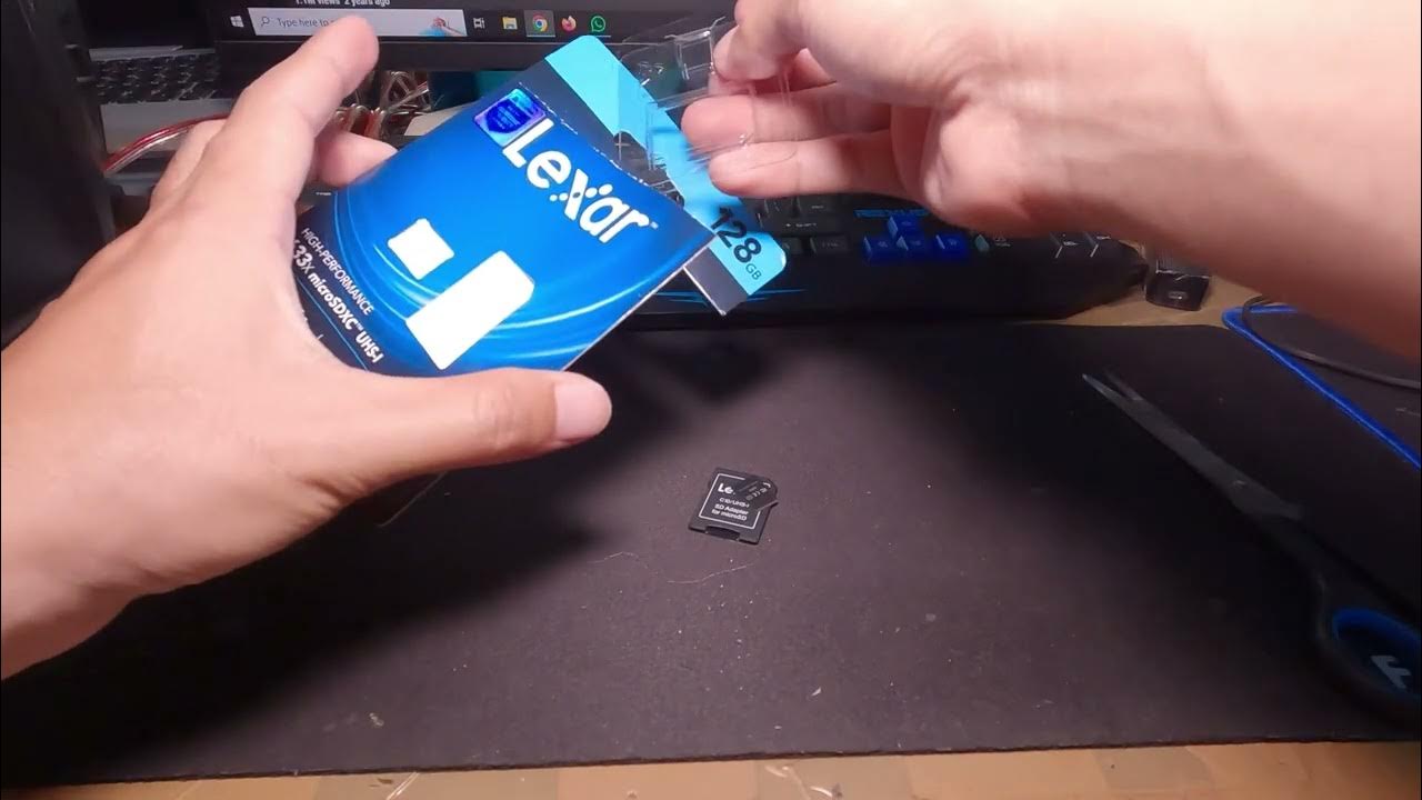 ASMR UNBOXING APA ADANYA | MMC LEXAR 128GB 100MBPS - YouTube