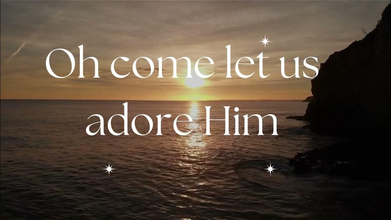 Oh Come Let Us Adore Him Matt Redman #praiseandworship #worship #christiansongs #christmas - YouTube