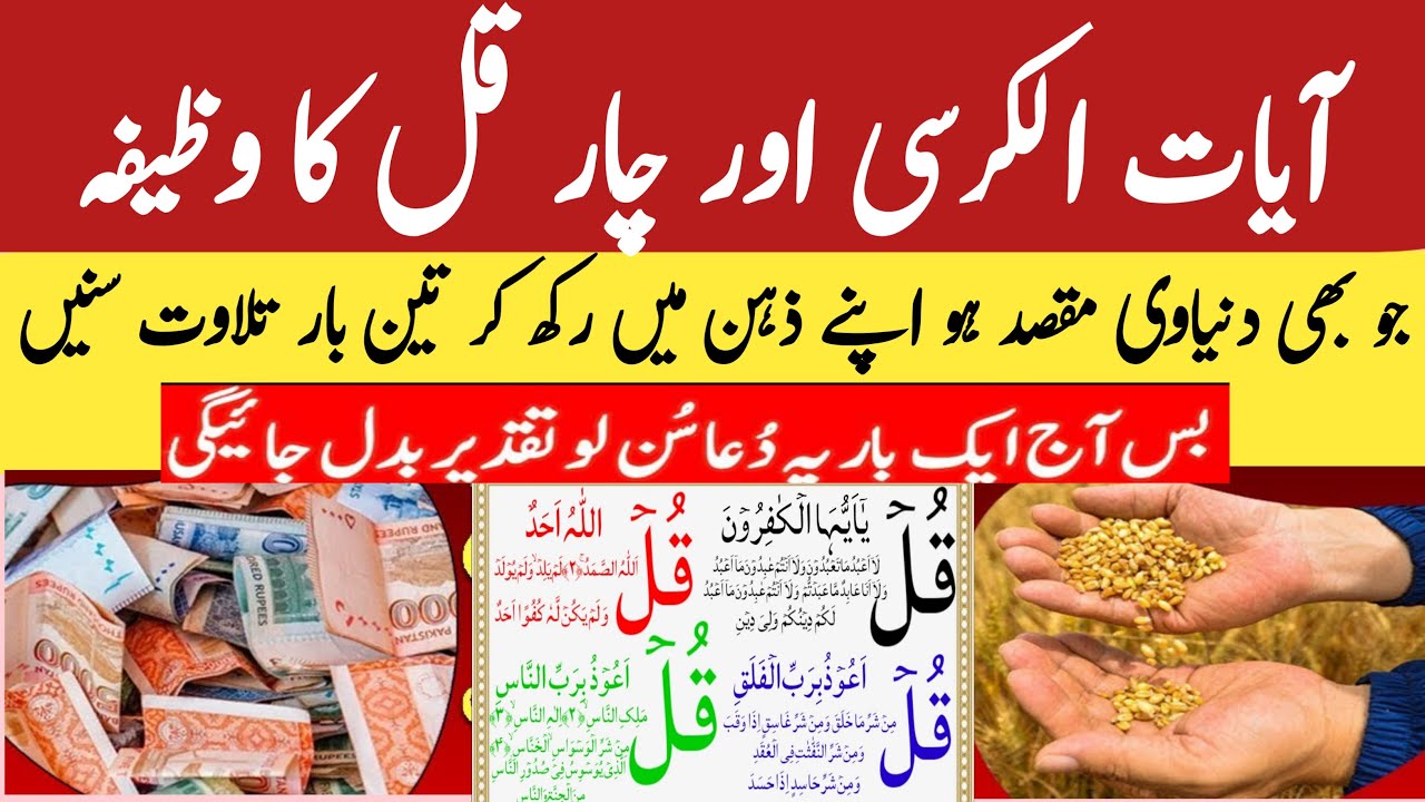 4 qul with urdu translation|char qul#hafizwaqaslodhi - YouTube