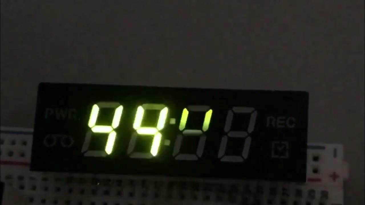 7 segment display encoding (principle)Demonstration - YouTube