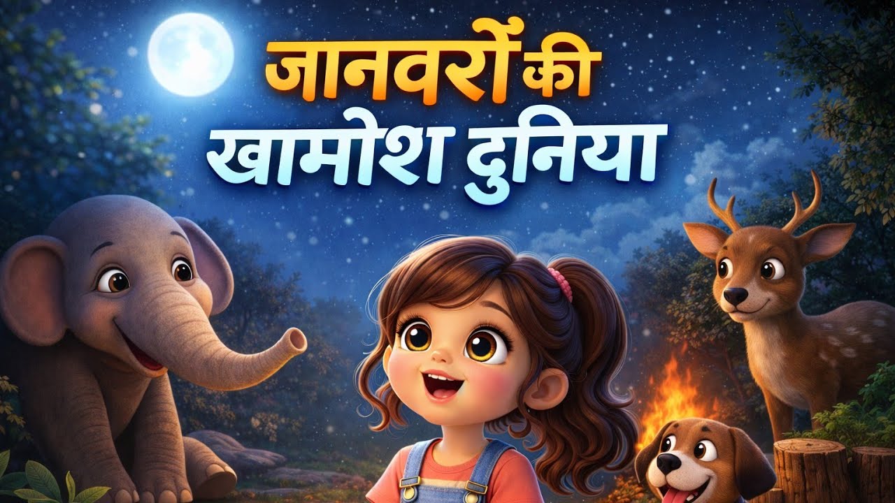 जानवरों की खामोश दुनिया | Jaanwaron Ki Khamosh Duniya | Kids Hindi ...