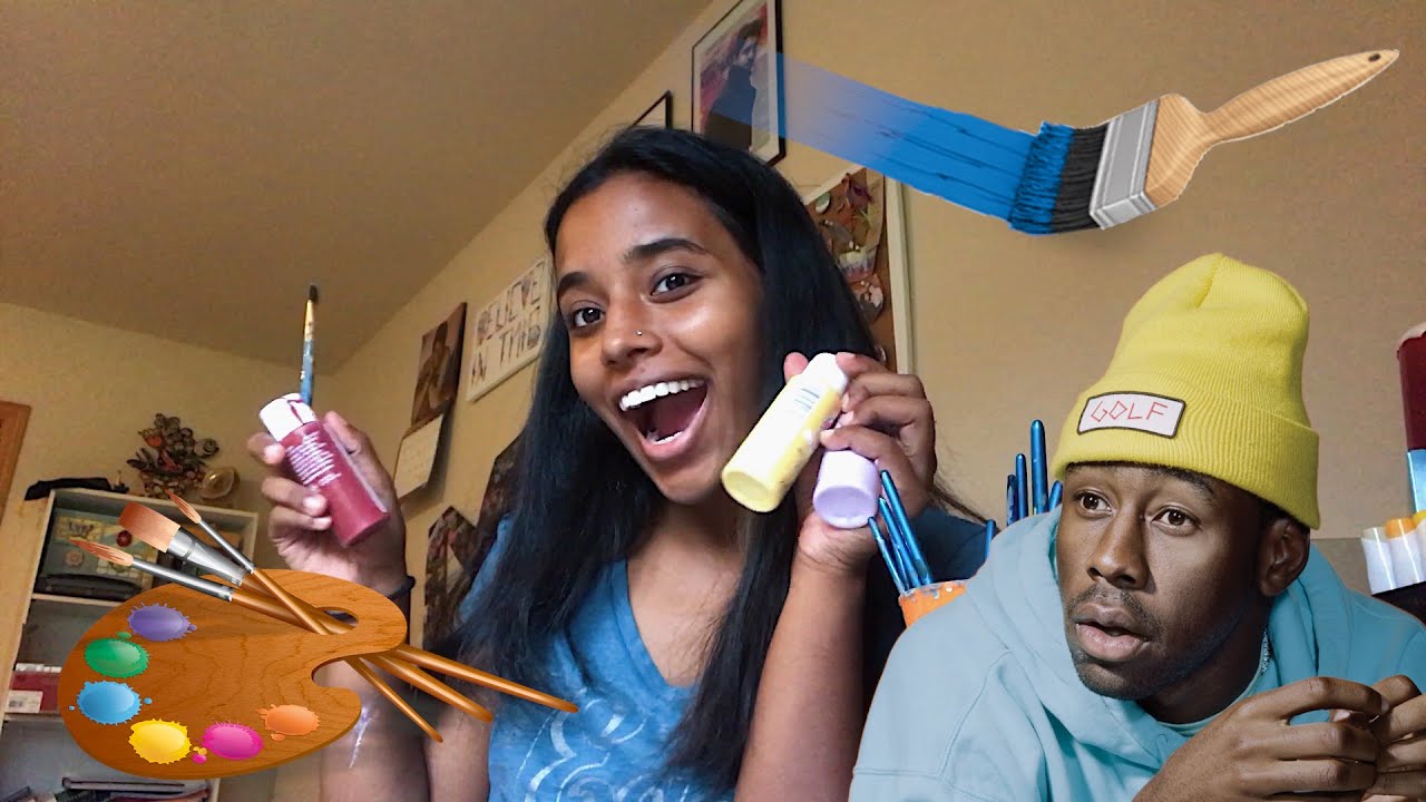 TRYING TO PAINT *fail* - YouTube