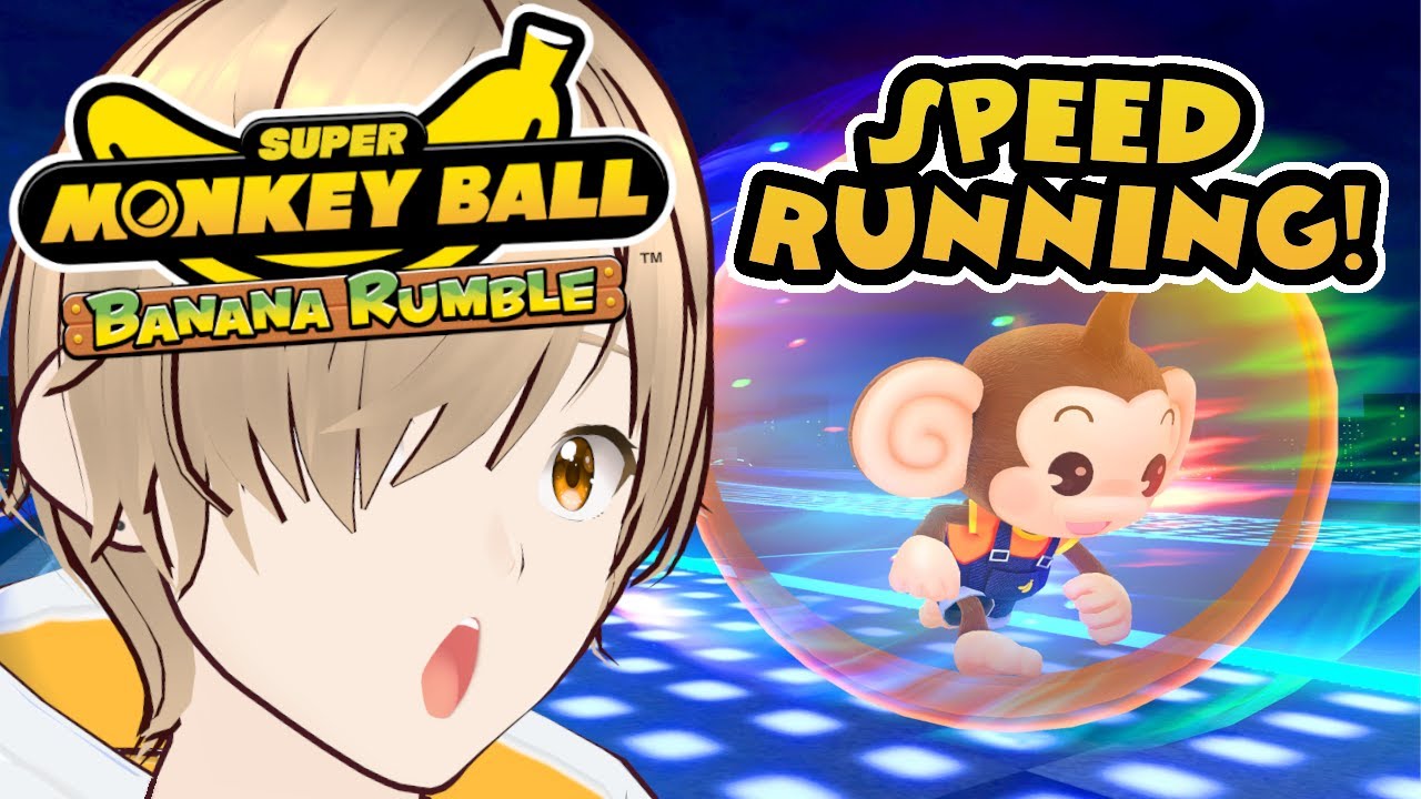 【Super Monkey Ball Banana Rumble】 The First Speedrun (done by me (I'm bad)) - YouTube