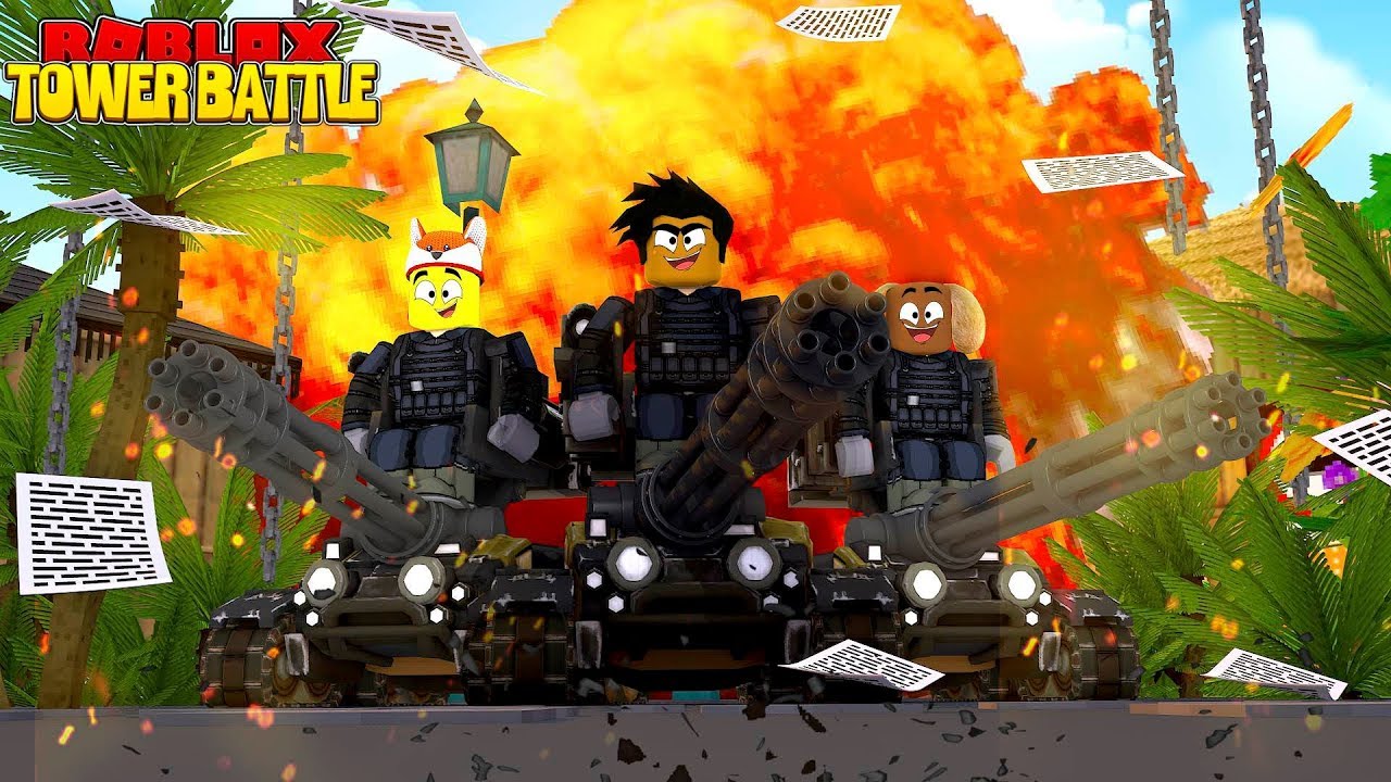 ROBLOX TOWER BATTLES - BECOMING THE LEADER OF THE ARMY!! - YouTube
