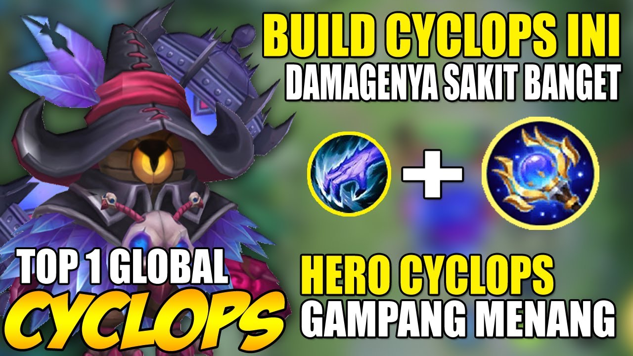 BUILD CYCLOPS PALING SAKIT 2022 | BUILD CYCLOPS HYPER GAMPANG MENANG DI ...