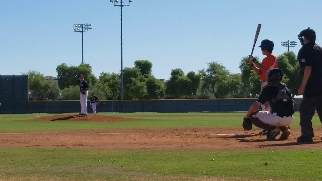 Tyler Metzger RHP 3 innings 0 runs 4ks 1 pickoff GBG VEGAS 18U vs ...