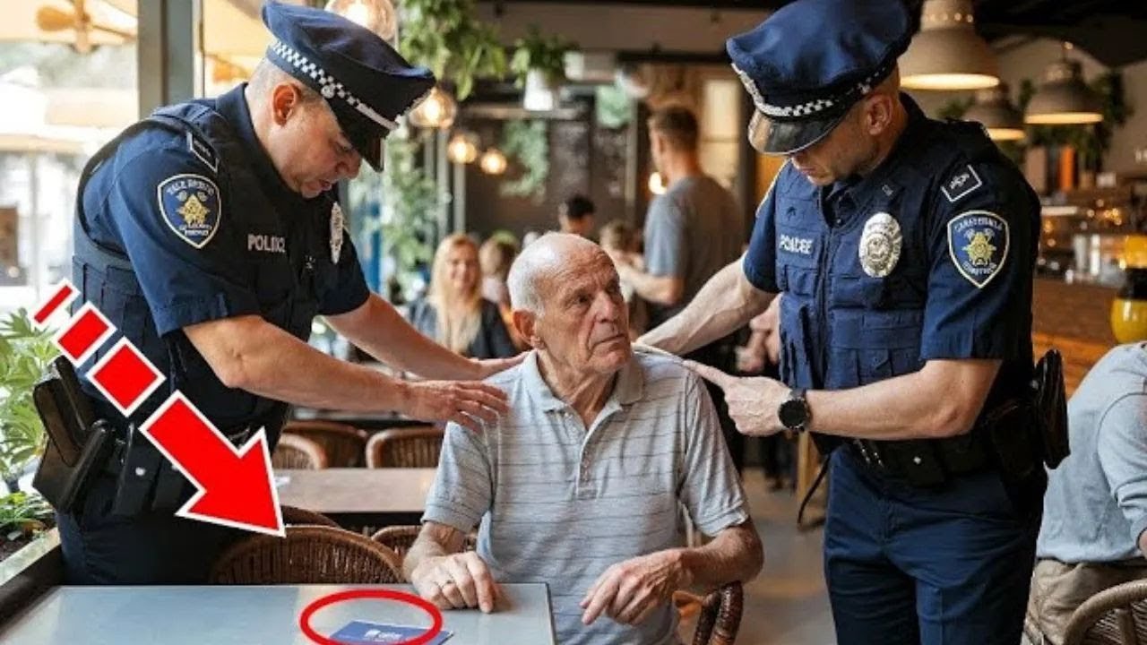 Cops Laugh at Old Man in Diner Until They Spot THIS on His Table - YouTube