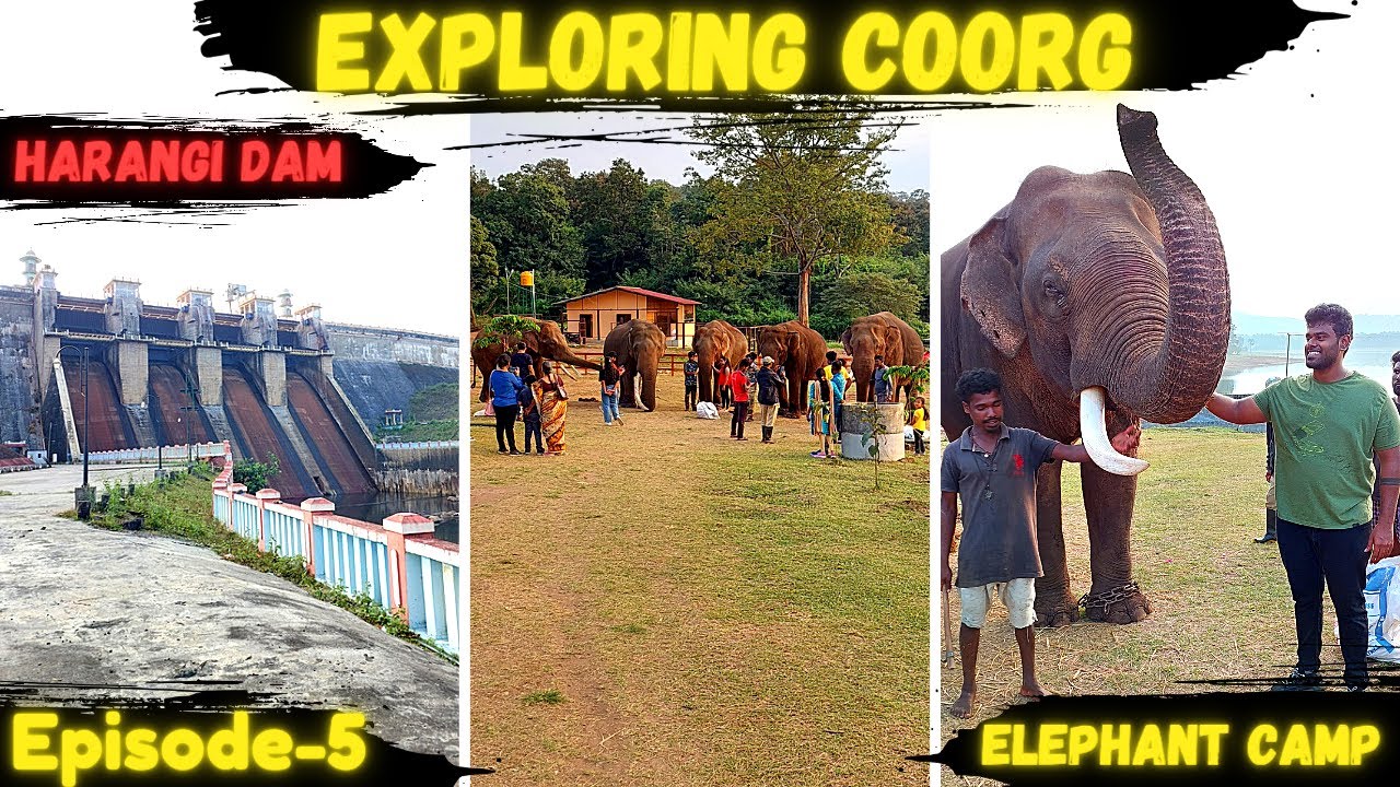 Harangi Dam & Elephant 🐘🐘 Camp/ Boating and Sunset view/Day 1/Coorg ...