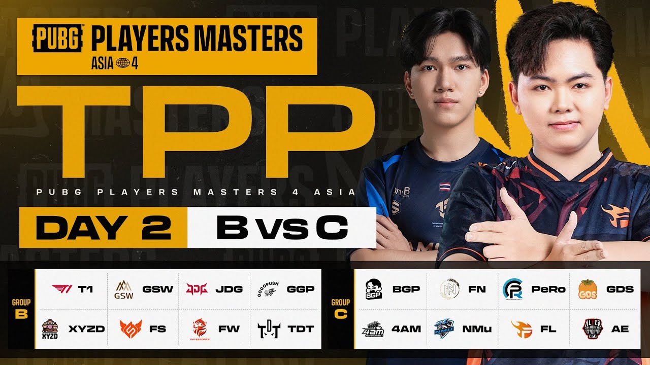 PUBG Players Masters 4 ASIA – TPP Mode | Day 2 - YouTube