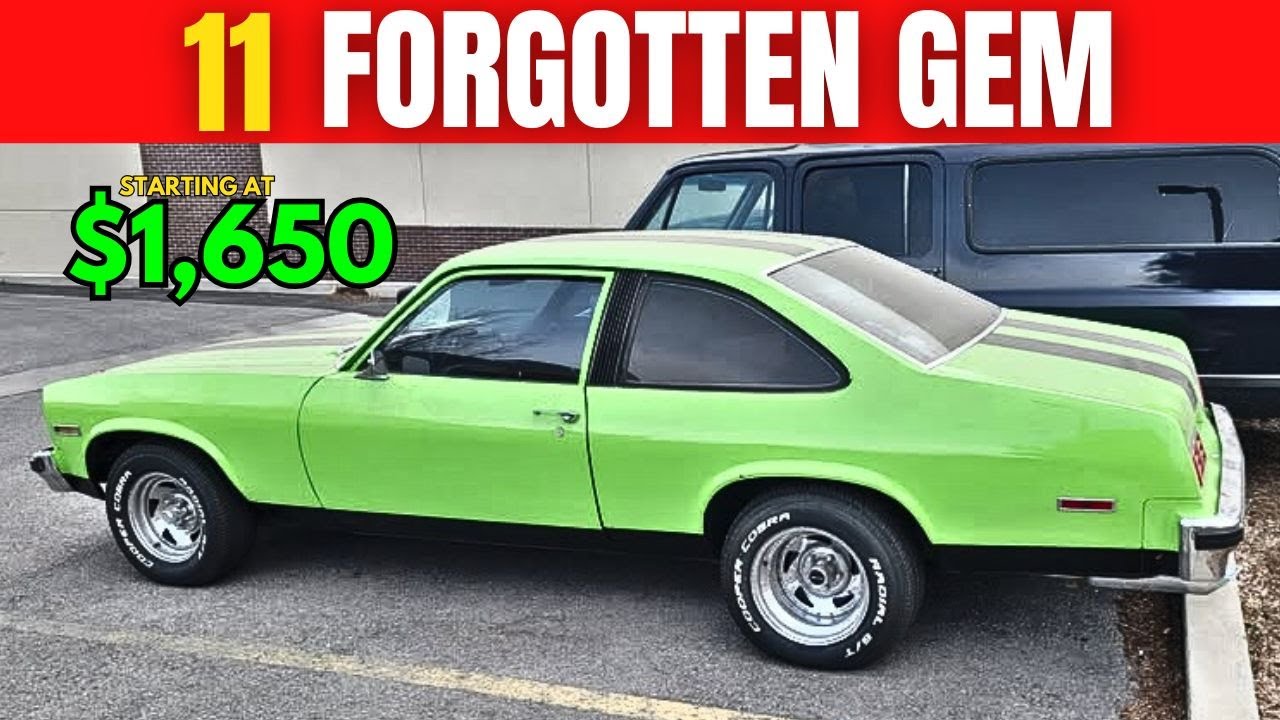 Rare Classic gems: 11 Classic Cars for Sale Under $13,000! - YouTube