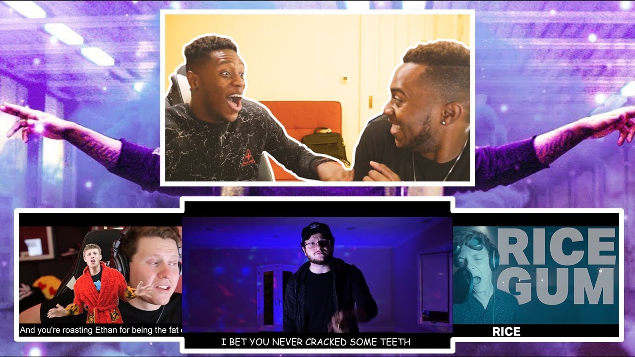 SIDEMEN DISS TRACK LYRIC CHALLENGE! (NET NOBODY, KSI, MINIMINTER, RICE ...