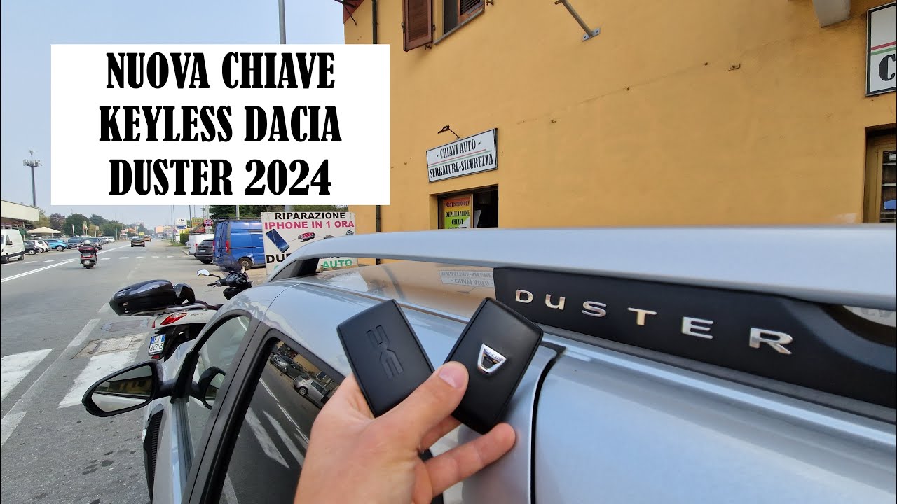 DACIA DUSTER 2024 codifica chiave keyless a TORINO - YouTube