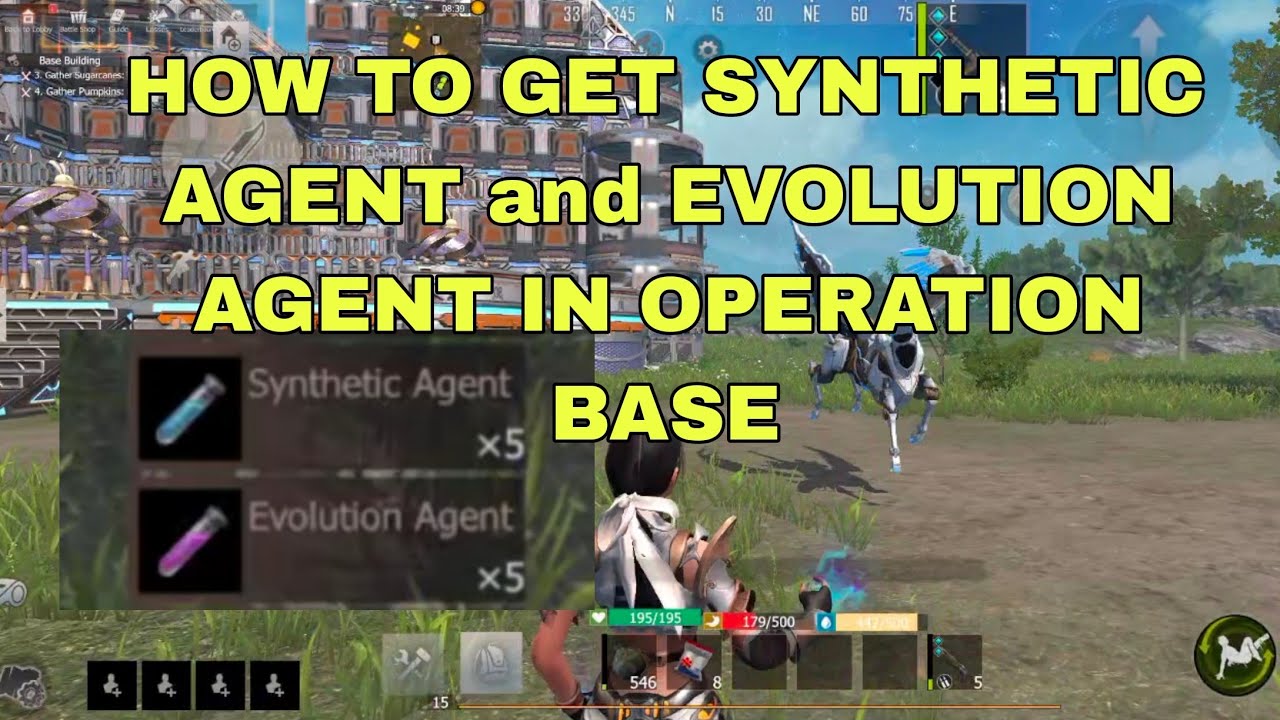 HOW TO GET SYNTHETIC AGENT and AVOLUTION AGENT IN OPERATION BASE | Last ...