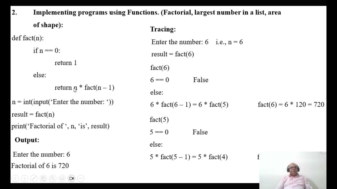 4 Factorial of a number - YouTube