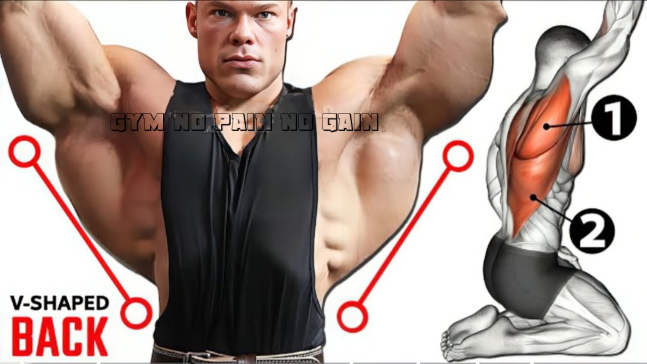 The Best V-Shaped Back Workout to Get WIDE Lats - YouTube