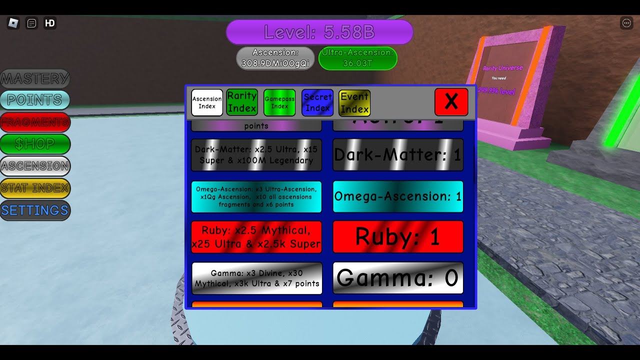 Omega and Ruby secret in Button Simulator Rarity 2 - YouTube