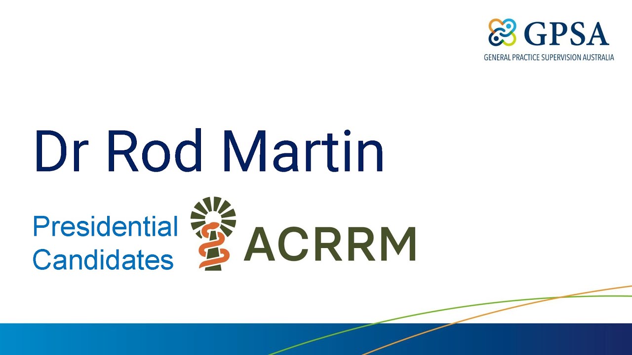 Talking GP training with Dr Rod Martin - YouTube