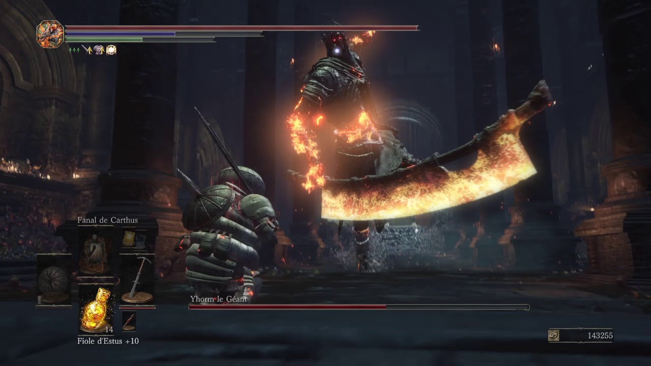 dark souls 3 Cosplay Siegward de Catarina VS yhorm le geant NG+7 - YouTube