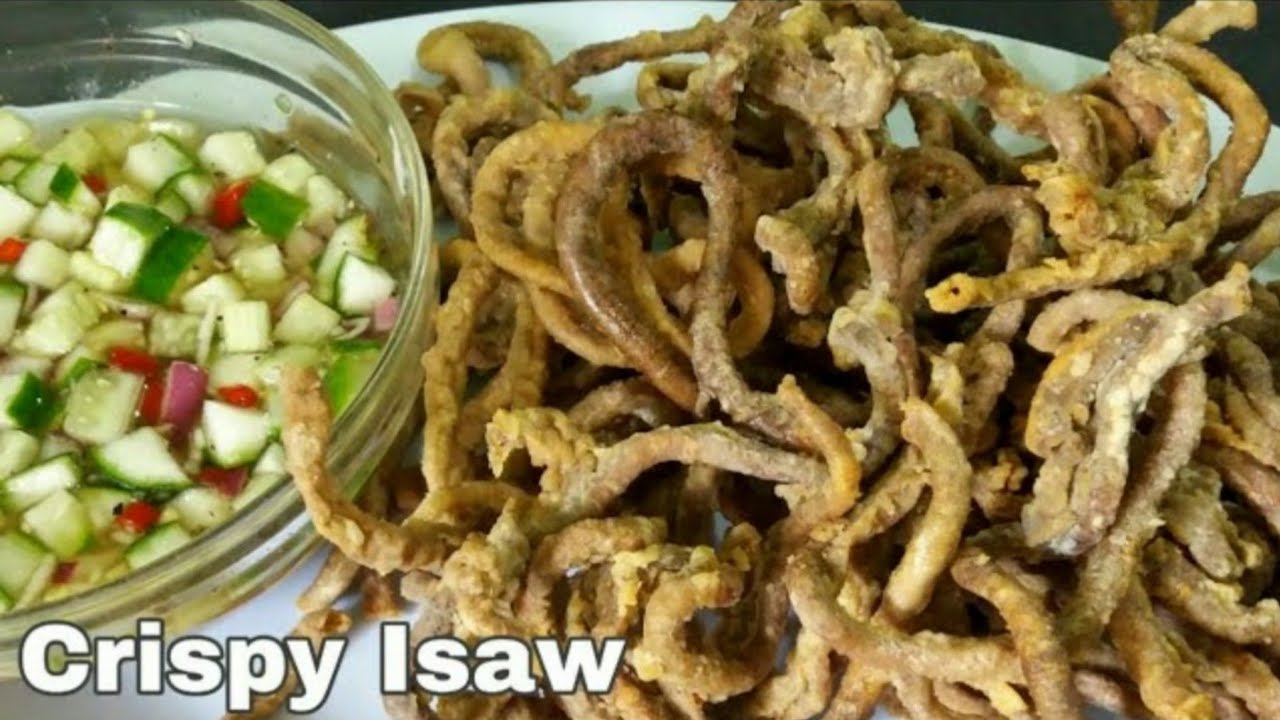 Crispy Isaw with Special Sawsawan Recipe - YouTube