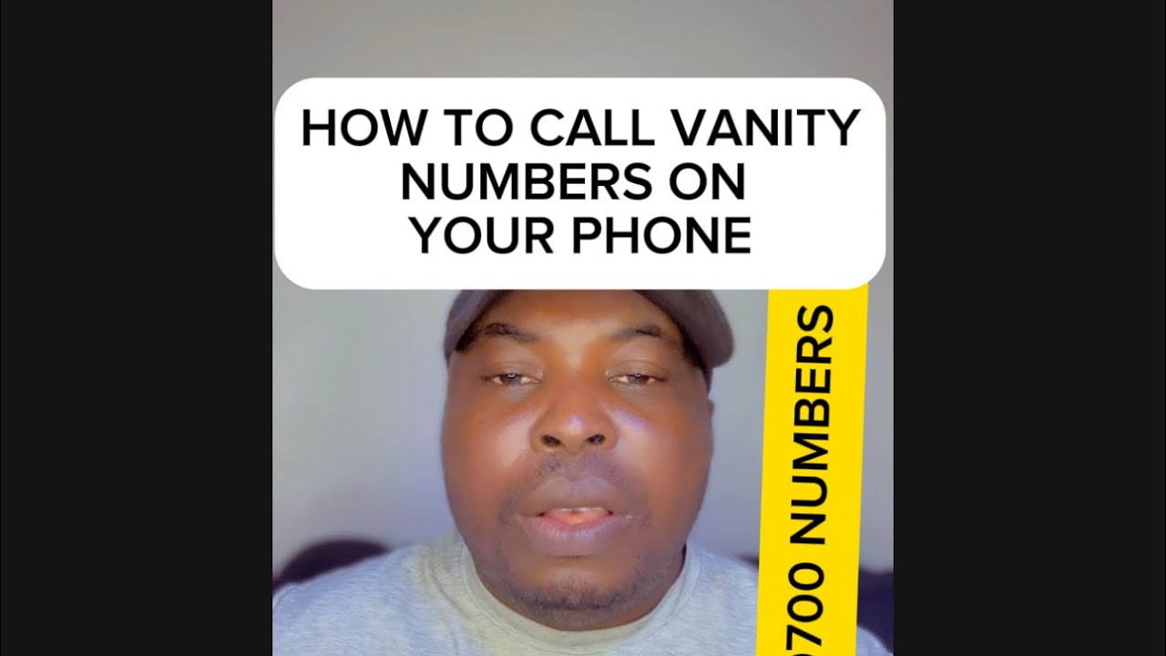 How To Dial Vanity Numbers 0700 Numbers on Your Phone Keypad - YouTube