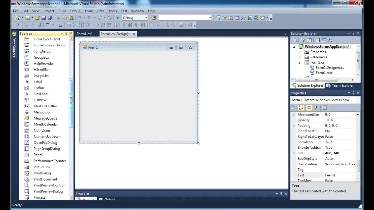 Create a C# application using PictureBox, ScrollBar control - YouTube