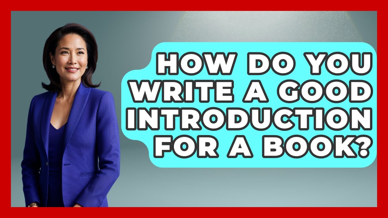 How Do You Write A Good Introduction For A Book? - The Personal Growth ...