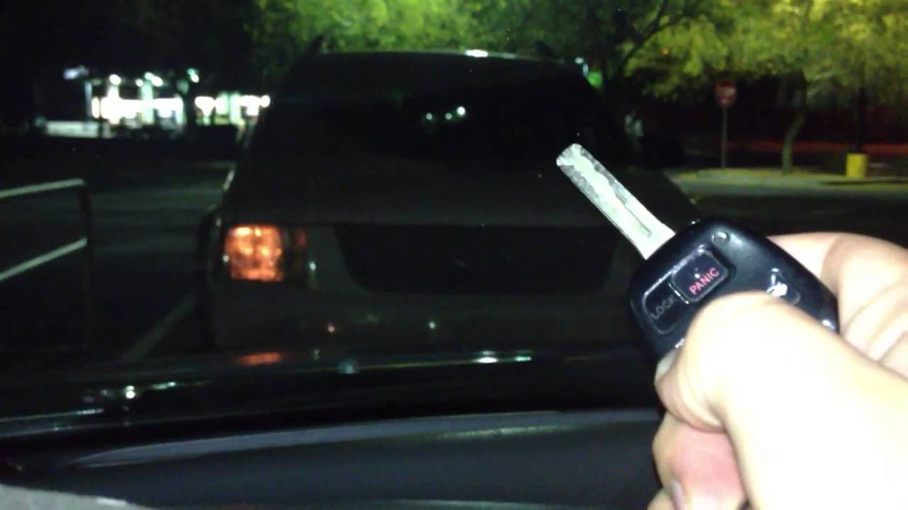 Lexus gs300 alarm key turns ford lights weird? gost? Idk - YouTube