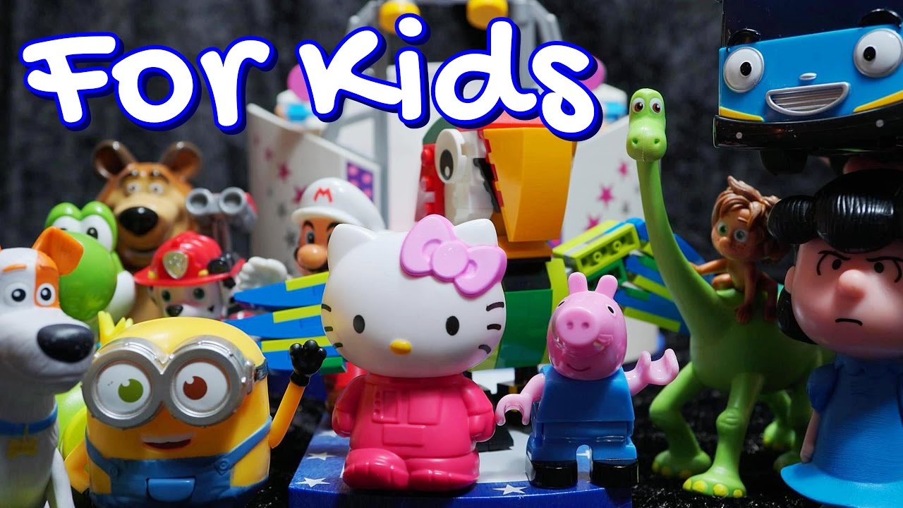 Surprise Catwalk Toy Show with Minion, Marshall, Hello Kitty & Tayo ...