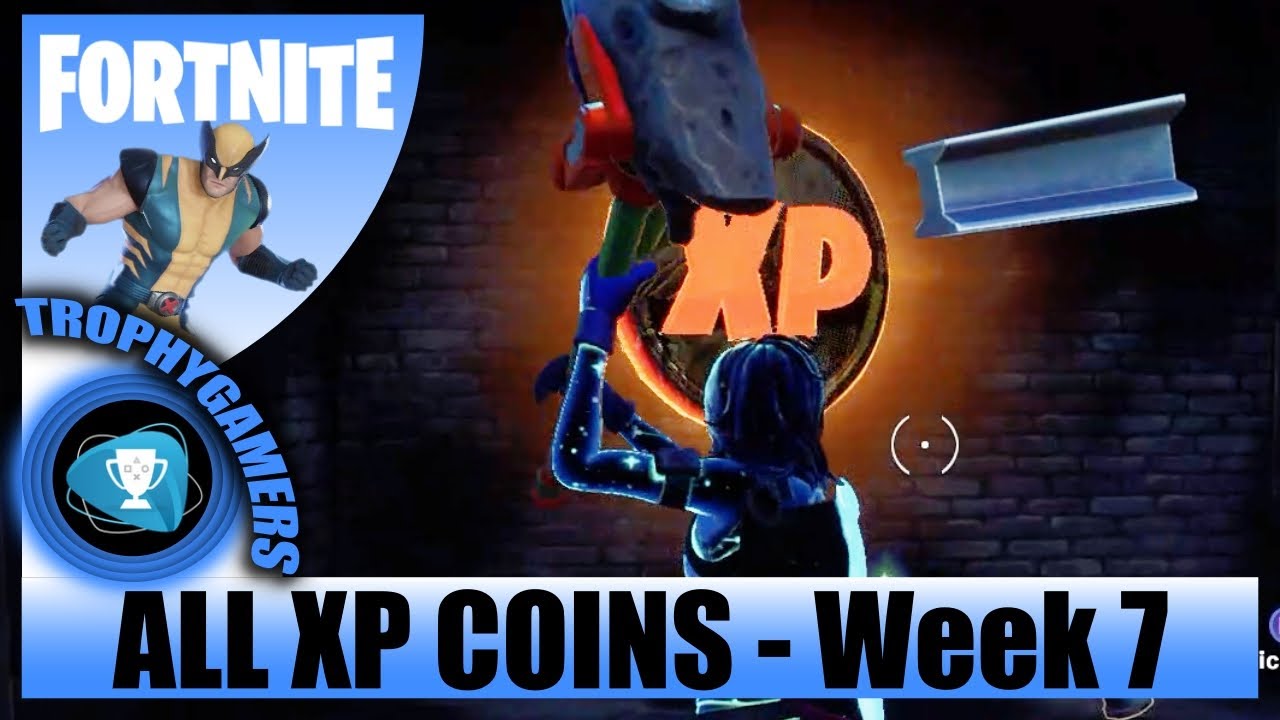 Fortnite - All XP Coins Locations Week 7 Chapter 2 Season 4 - YouTube