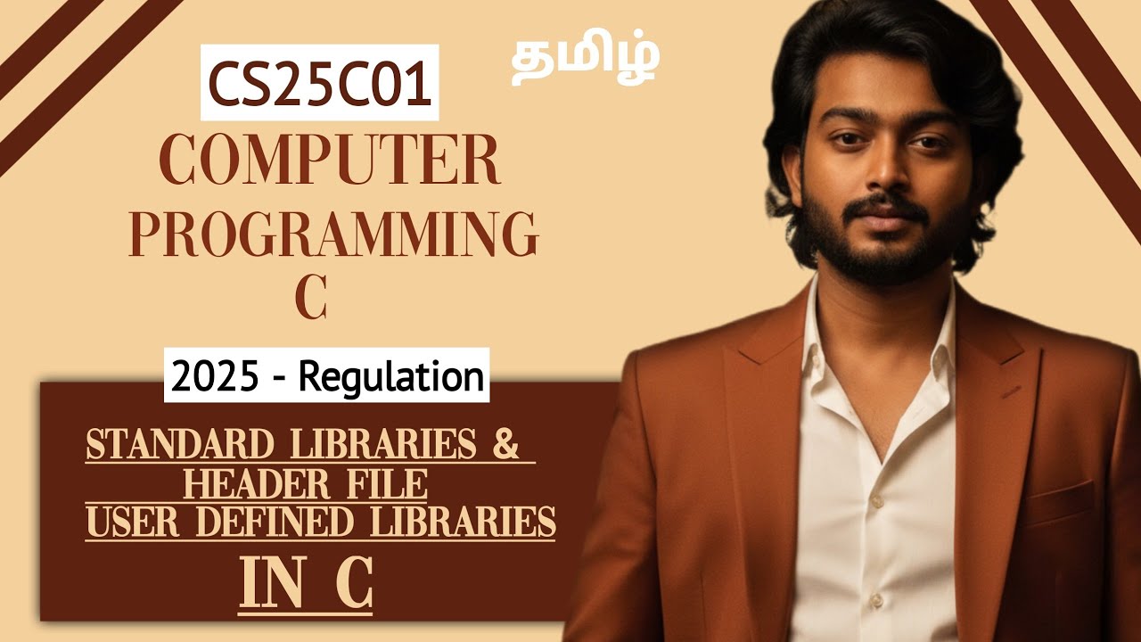 Standard Libraries and Header Files | User Defined Libraries in C in ...