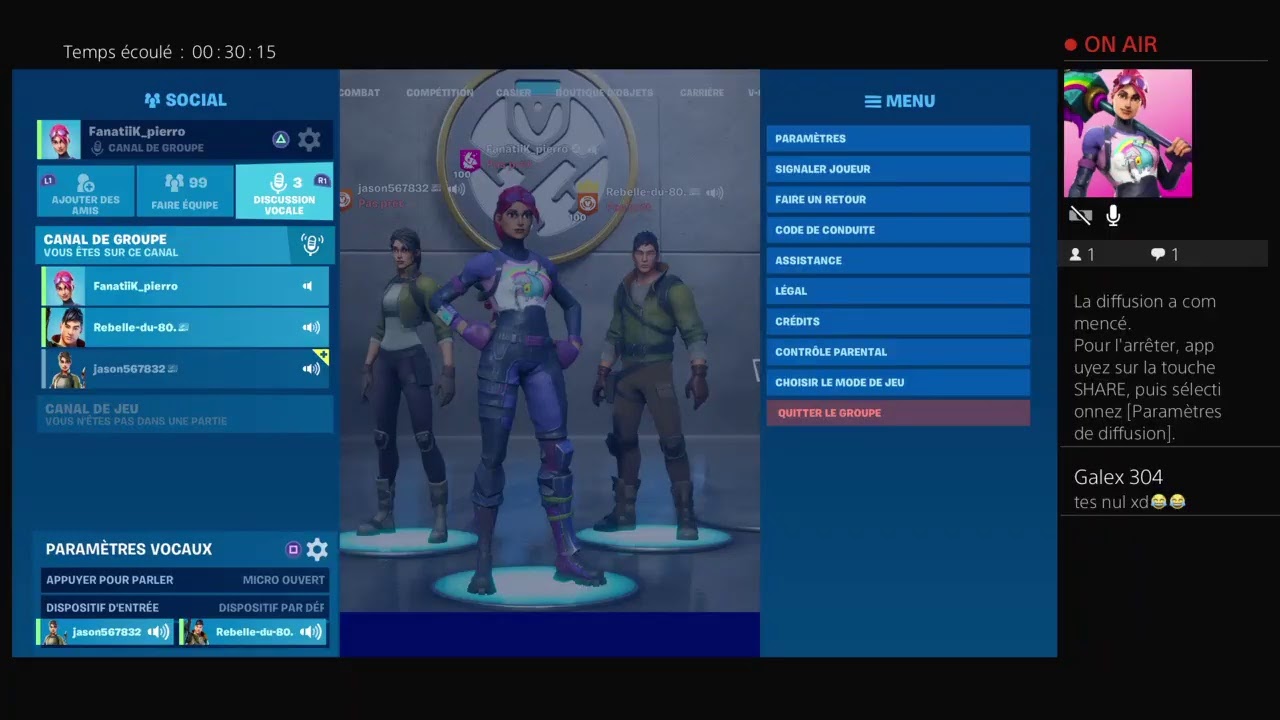 Live fortnite nouvelle maj avec lea et rebelle prank a lea - YouTube