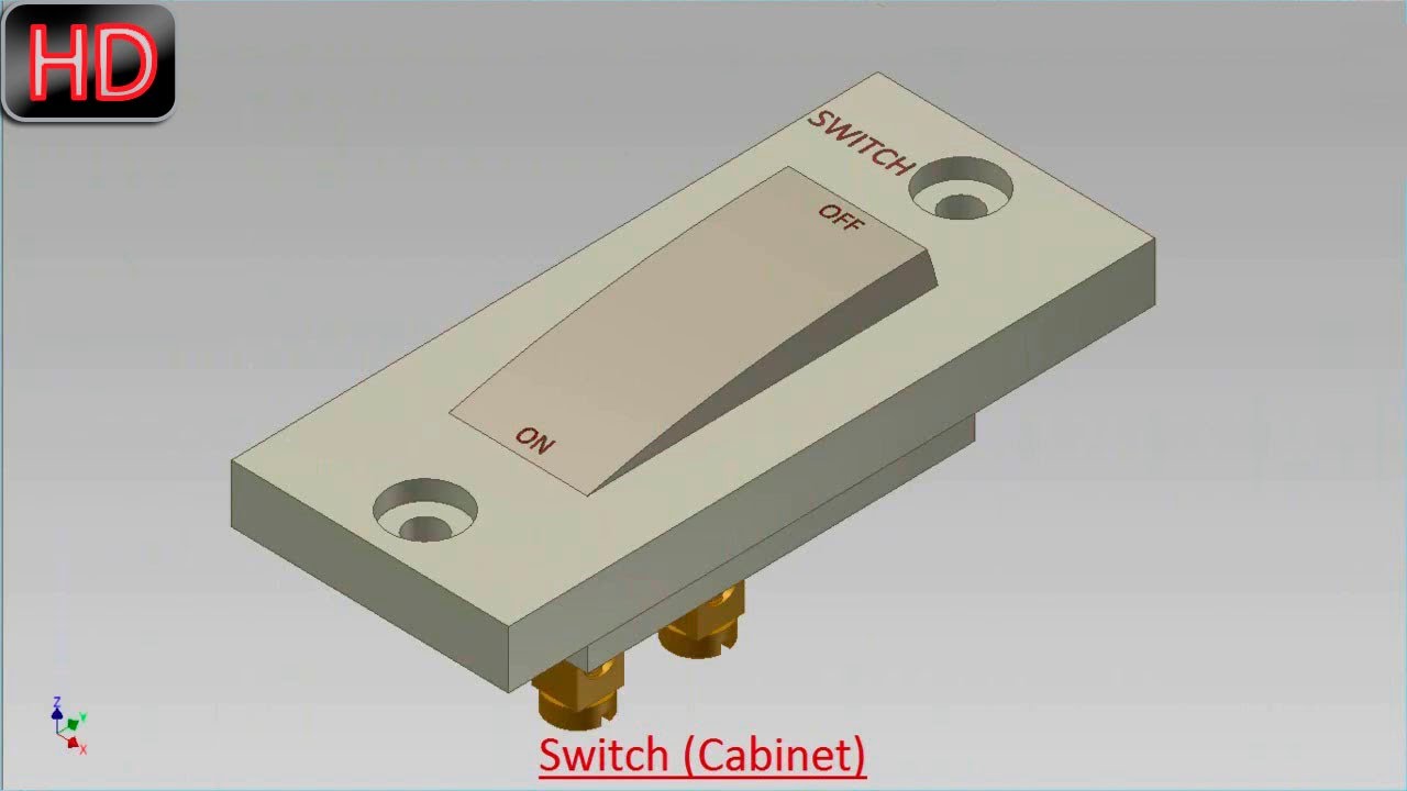 Switch-Cabinet (Video Tutorial) Autodesk Inventor - YouTube