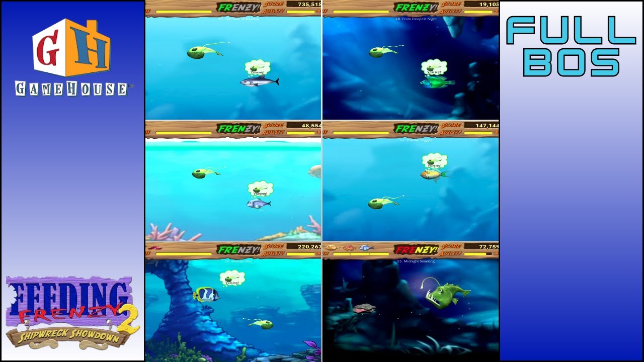 Feeding Frenzy 2 : Full Bos Intruder (Alien Fish Villain) - Game house ...