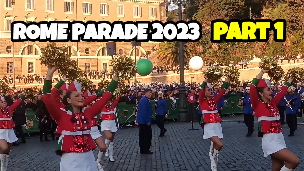 🇮🇹 ROME ITALY, THE SPECTACULAR ROME PARADE SHOW 2023 (PART 1) - YouTube
