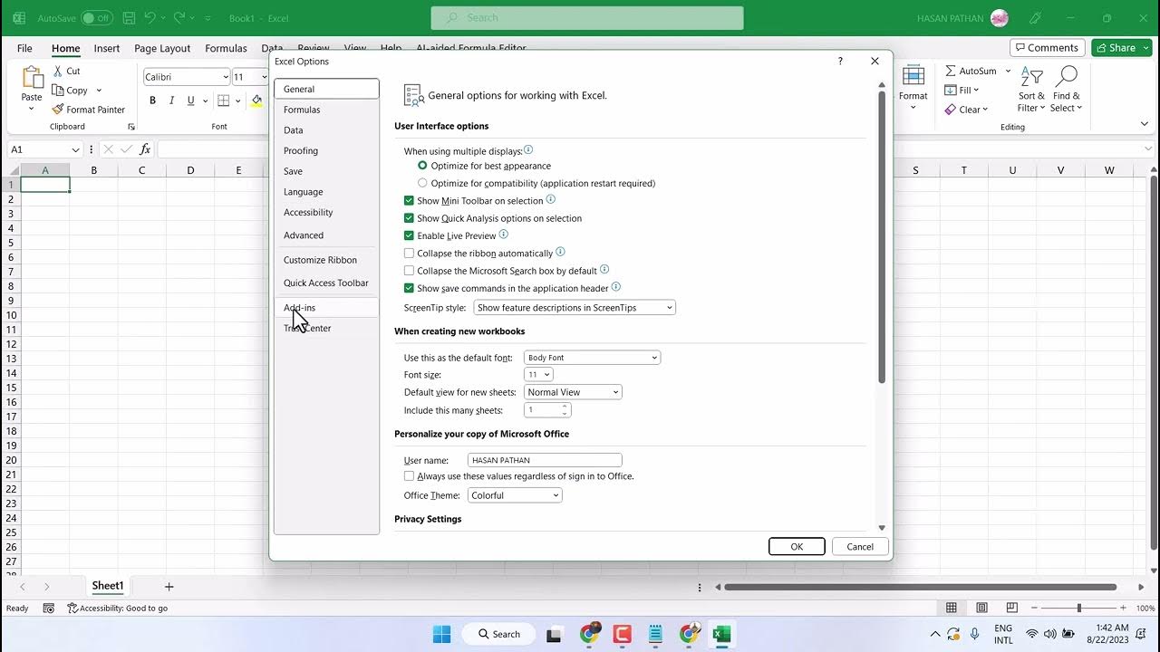 How To Activate Excel PowerPivot Add Ins Tab - YouTube