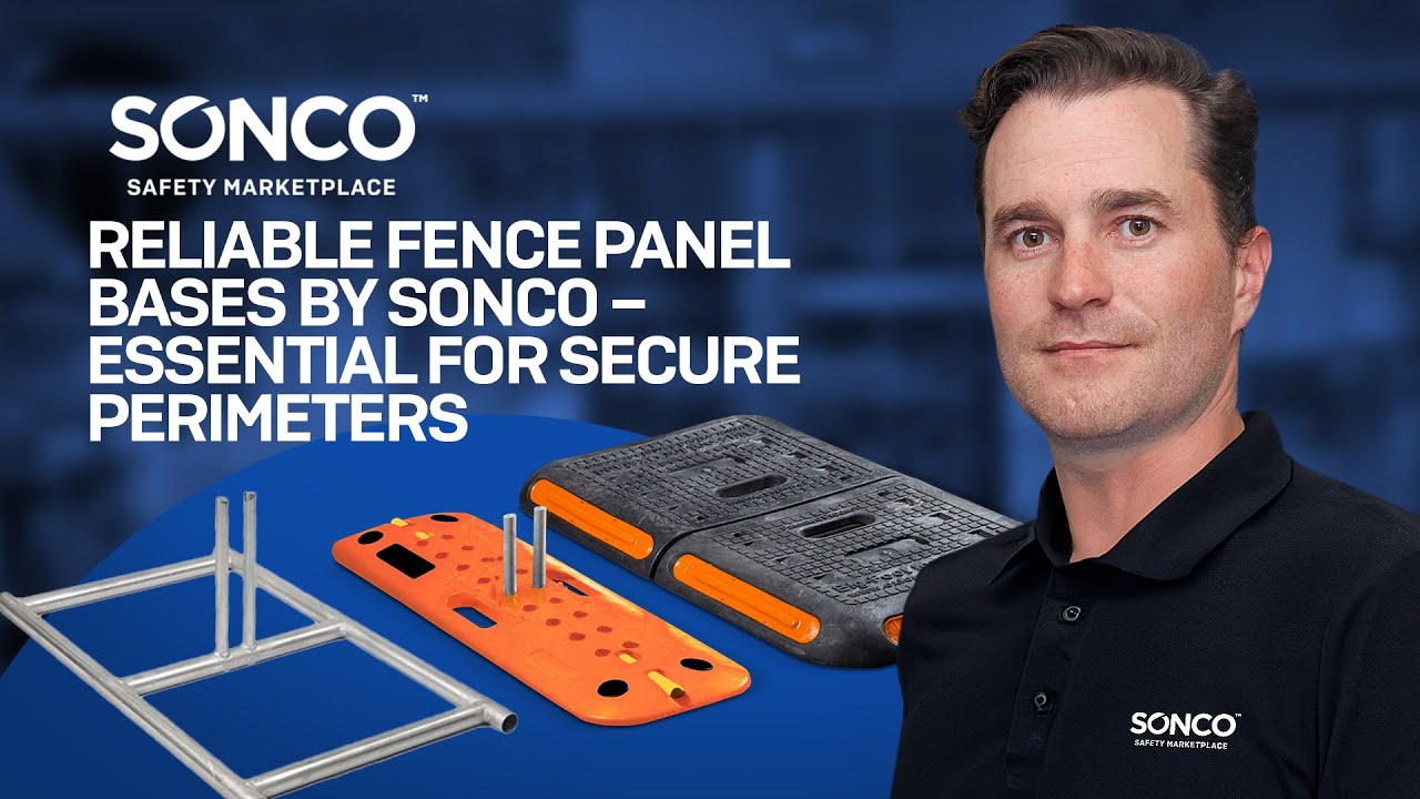 Reliable Fence Panel Bases by SONCO - YouTube