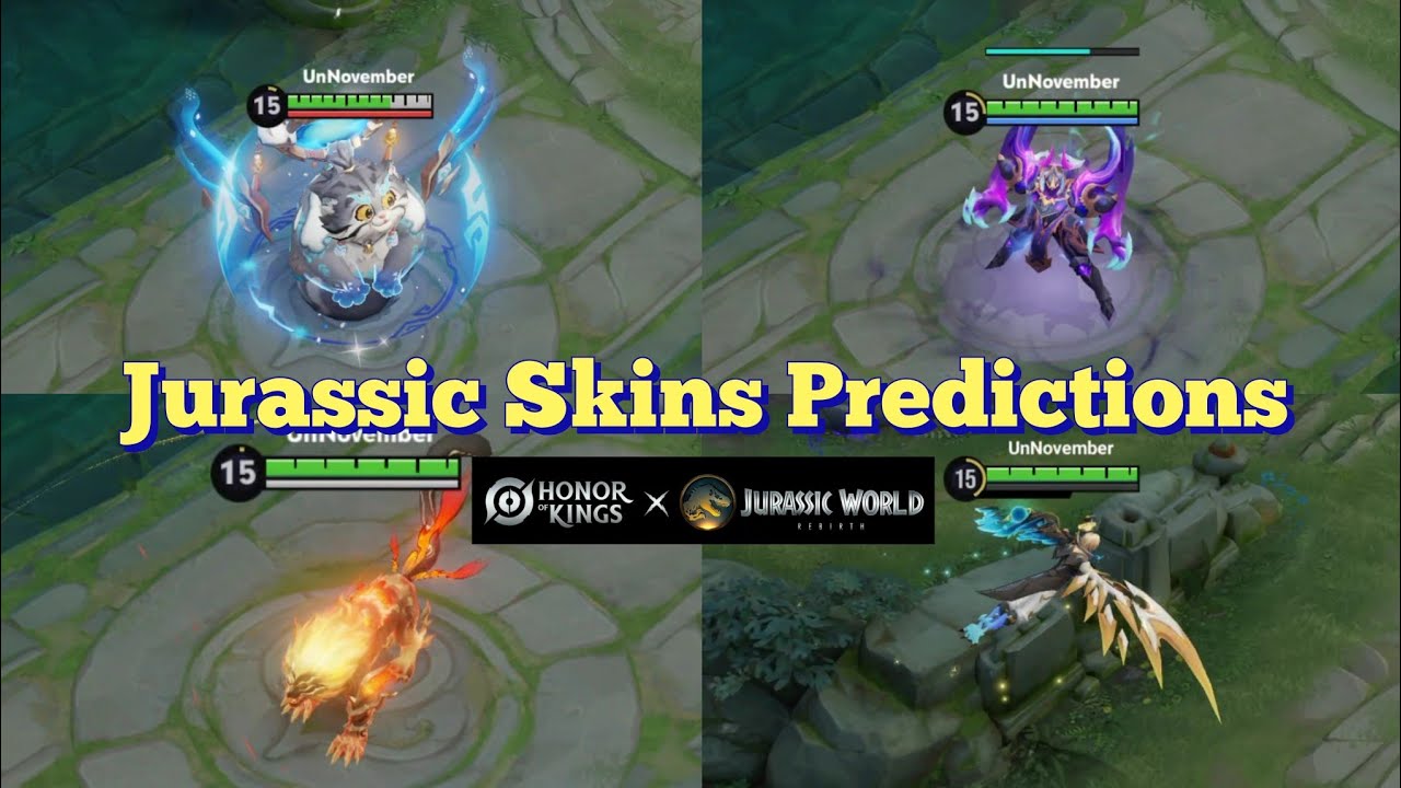 HOK X JURASSIC WORLD REBIRTH COLLAB SKIN PREDICTION • HONOR OF KINGS ...