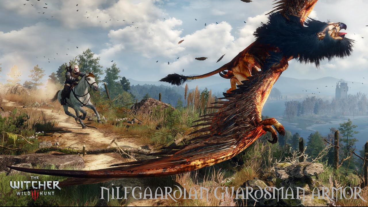 Witcher 3 Wild Hunt: Nilfgaardian guardsman armor location - YouTube