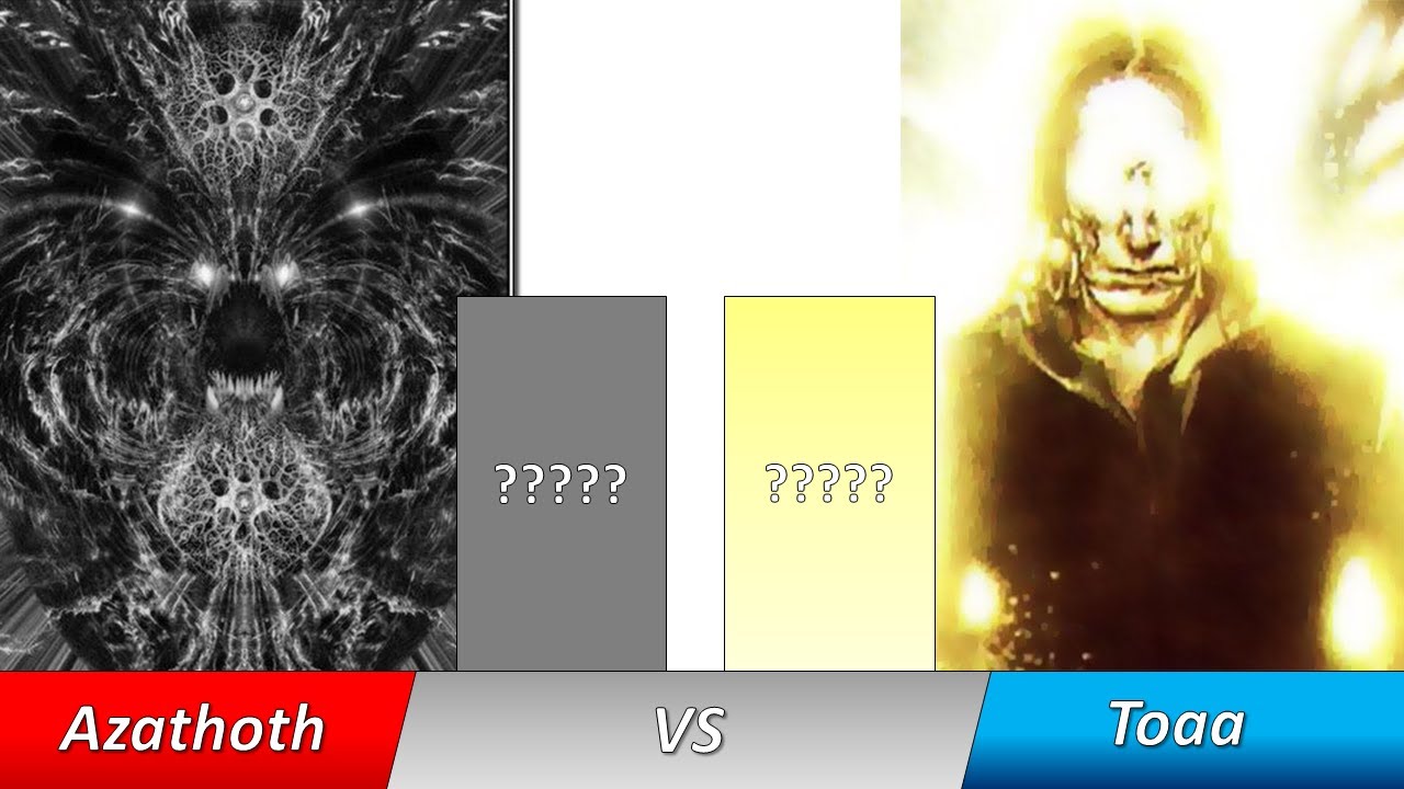 Azathoth Vs Toaa (The One Above All) Power Level - YouTube