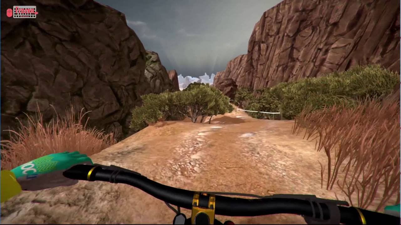 Game Test | MTB Downhill Simulator | #1 | Deutsch - YouTube