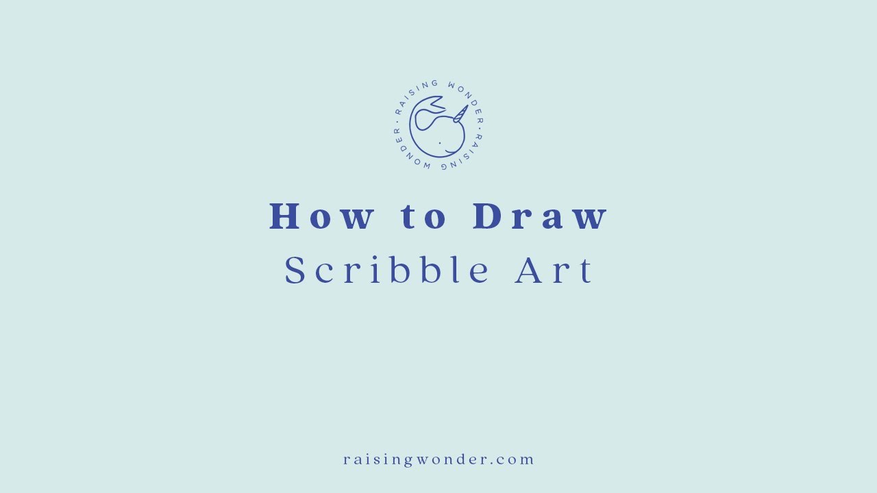 HOW TO DRAW SCRIBBLE ART - YouTube