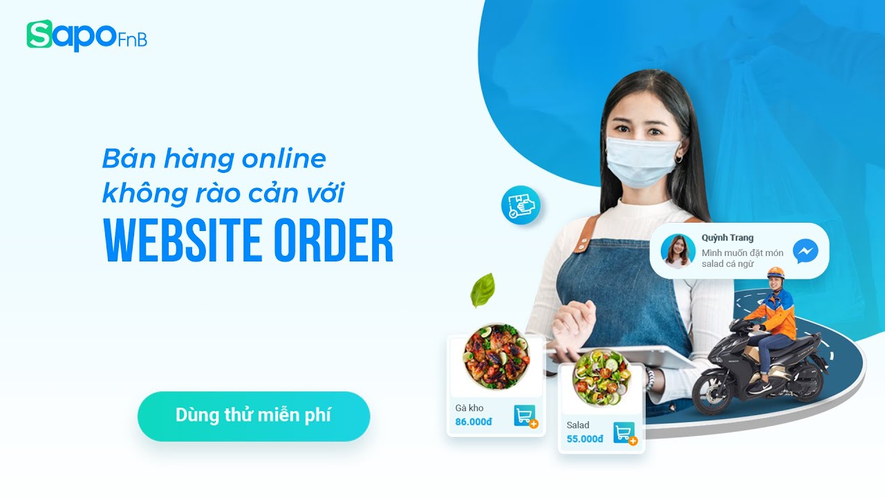 [Sapo FnB] - Giới thiệu kênh bán hàng Online Website Order - YouTube