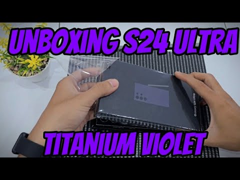Samsung Galaxy S24 Ultra Unboxing - Titanium Violet 💜 - YouTube